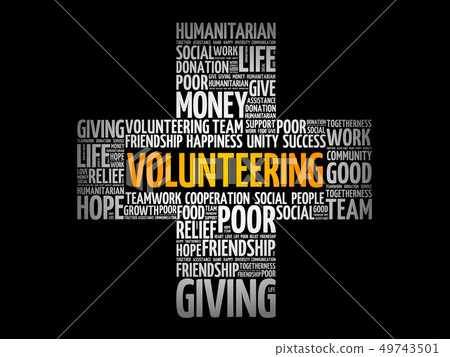 Volunteering word cloud collage - Stock Illustration [49743501] - PIXTA