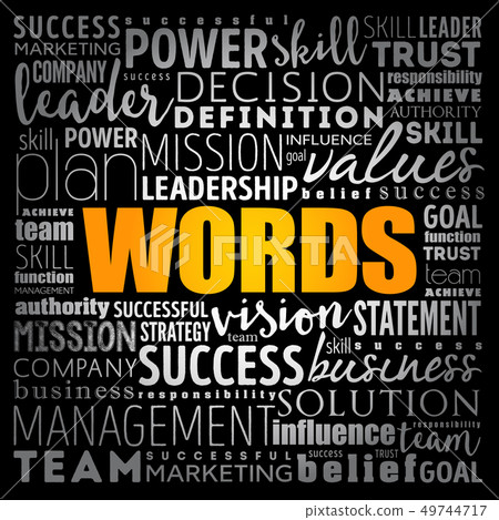 WORDS - word cloud collage - Stock Illustration [49744717] - PIXTA
