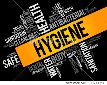 Hygiene word cloud collage - Stock Illustration [49744751] - PIXTA