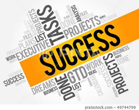 Success word cloud collage-插圖素材 [49744799] - PIXTA圖庫