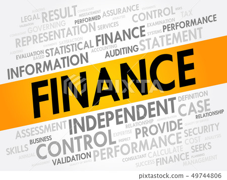 FINANCE word cloud collage - Stock Illustration [49744806] - PIXTA