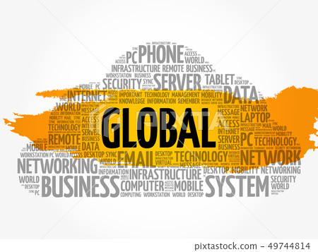 GLOBAL word cloud collage - Stock Illustration [49744814] - PIXTA