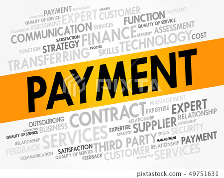 PAYMENT word cloud collage - Stock Illustration [49751631] - PIXTA