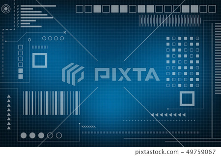 The interface used to display various information. - Stock Illustration ...