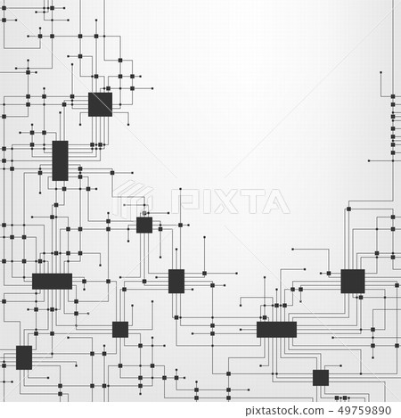 Vector technology in electronic circuit design. - Stock Illustration ...