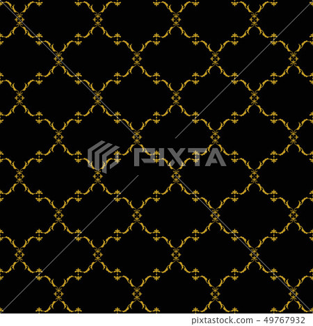 Monogram pattern. Seamless geometric pattern.... - Stock Illustration ...