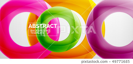 Vector rings abstract background - Stock Illustration [49771685] - PIXTA