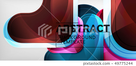Techno lines, hi-tech futuristic abstract - Stock Illustration ...