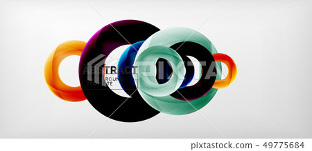 Vector rings abstract background - Stock Illustration [49775684] - PIXTA