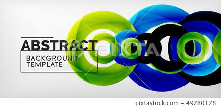 Vector rings abstract background - Stock Illustration [49780178] - PIXTA