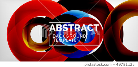 Vector rings abstract background - Stock Illustration [49781123] - PIXTA
