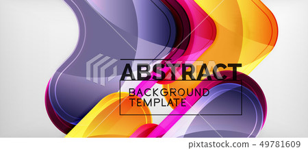 Techno lines, hi-tech futuristic abstract - Stock Illustration ...
