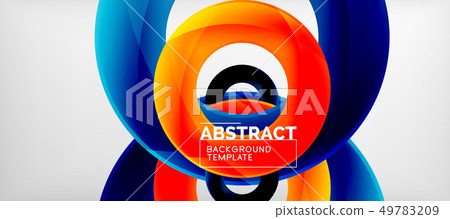 Vector rings abstract background - Stock Illustration [49783209] - PIXTA