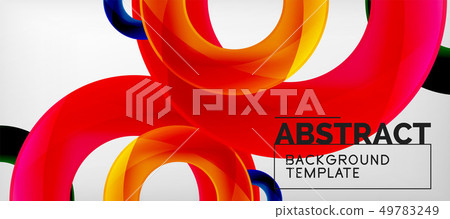 Vector rings abstract background - Stock Illustration [49783249] - PIXTA