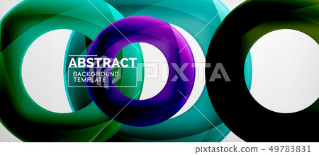 Vector rings abstract background - Stock Illustration [49783831] - PIXTA