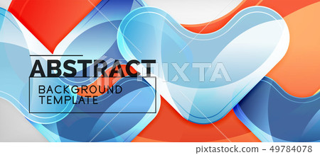 Techno lines, hi-tech futuristic abstract - Stock Illustration ...