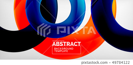 Vector rings abstract background - Stock Illustration [49784122] - PIXTA