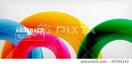 Vector rings abstract background - Stock Illustration [49784142] - PIXTA