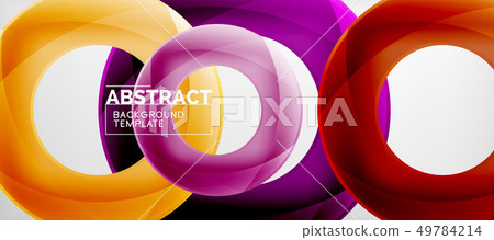 Vector rings abstract background - Stock Illustration [49784214] - PIXTA