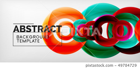 Vector rings abstract background - Stock Illustration [49784729] - PIXTA