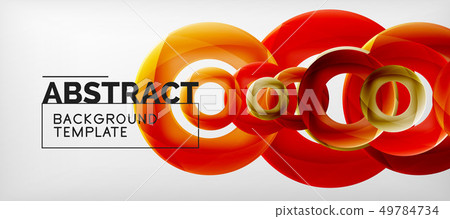 Vector rings abstract background - Stock Illustration [49784734] - PIXTA