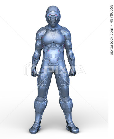 Cyber man - Stock Illustration [49786659] - PIXTA
