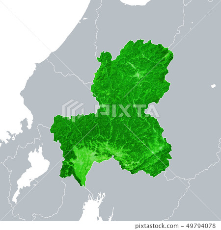 Gifu Prefecture Map - Stock Illustration [49794078] - PIXTA