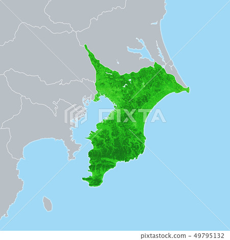 Chiba Prefecture Map - Stock Illustration [49795132] - PIXTA