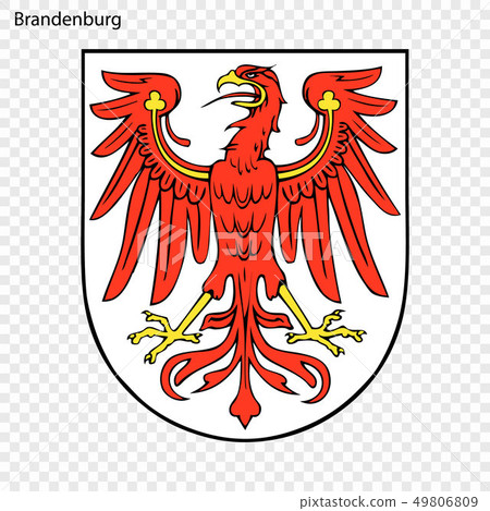 Emblem of Brandenburg, province of Germany-插圖素材 [49806809] - PIXTA圖庫