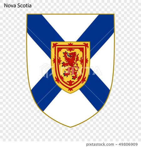 Emblem of Nova Scotia, province of Canada - Stock Illustration ...