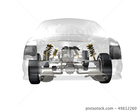 Skeleton car body 01 - Stock Illustration [49812260] - PIXTA