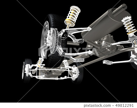 Skeleton car body 20 - Stock Illustration [49812291] - PIXTA