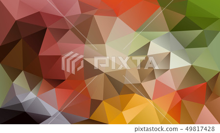 vector irregular polygon background autumn color - Stock Illustration ...