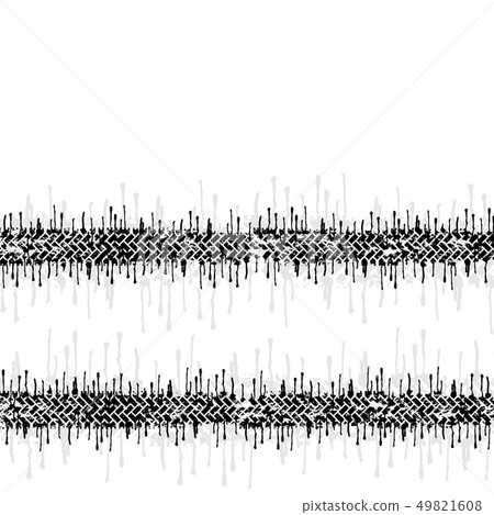 Ink path tire track - Stock Illustration [49821608] - PIXTA