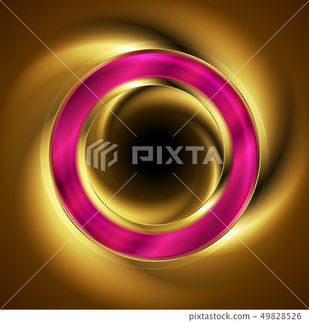 Glowing neon bright ring abstract background - Stock Illustration ...