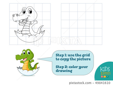 Copy and color picture vector illustration,... - Stock Illustration ...