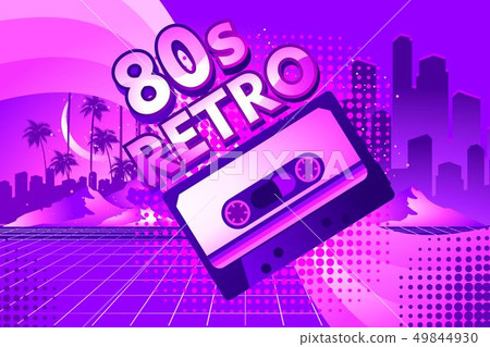 Retro style pop disco - Stock Illustration [49844930] - PIXTA