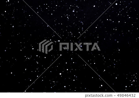 Falling snow on black background Snowflakes Flying - Stock Illustration ...