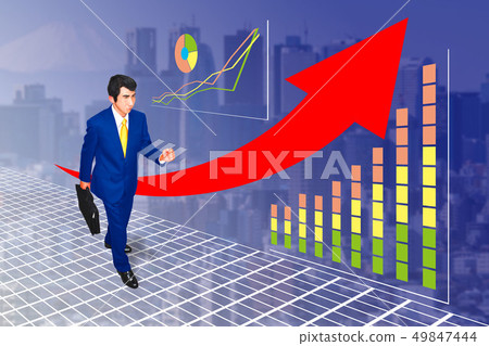 Business, economy, rise - Stock Illustration [49847444] - PIXTA