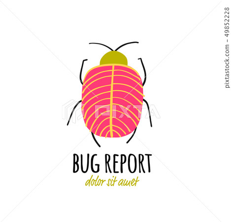 Funny beetle, bug character for your design - Stock Illustration ...