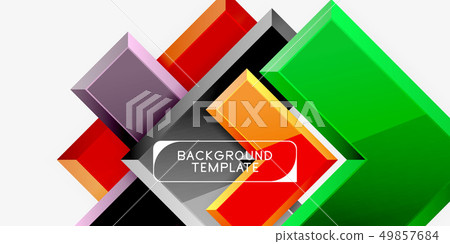 Abstract arrows composition background - Stock Illustration [49857684 ...