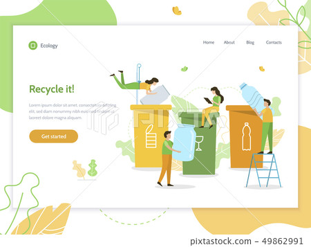 Recycle web banner - Stock Illustration [49862991] - PIXTA