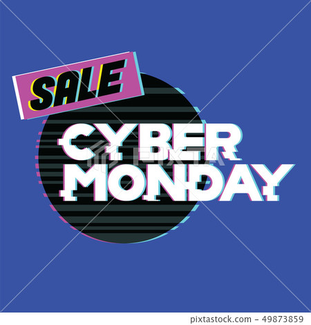 Cyber monday sale and discount in web shop and... - Stock Illustration ...