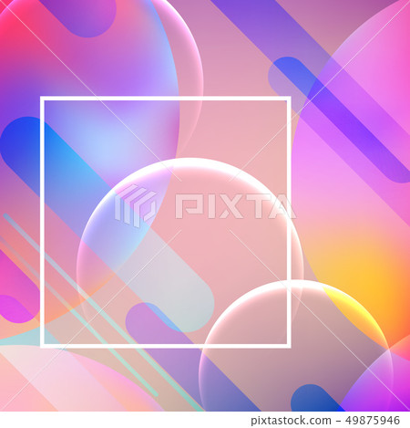 Abstract dynamic geometric background - Stock Illustration [49875946 ...