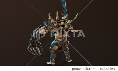 demon 3d render - Stock Illustration [49888165] - PIXTA