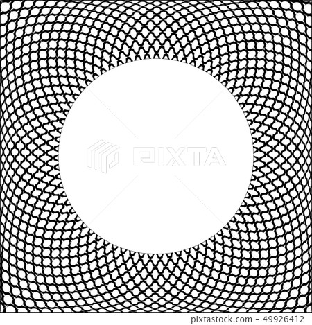 Circle 3D frame. Geometric convex pattern. - Stock Illustration ...