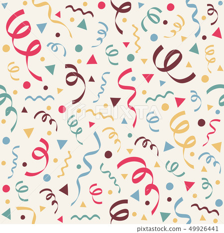 Concept of seamless pattern with party - Stock Illustration [49926441 ...