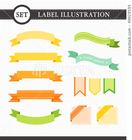 Label Icon Set - Stock Illustration [49929595] - PIXTA