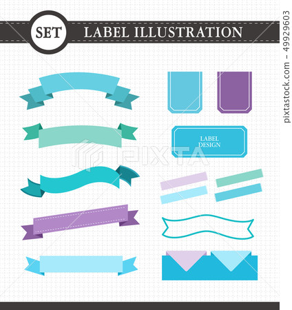 Label Icon Set - Stock Illustration [49929603] - PIXTA