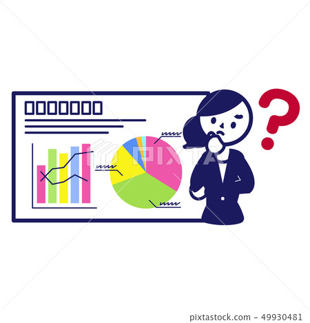 Business suit sign simple female presentation - Stock Illustration ...
